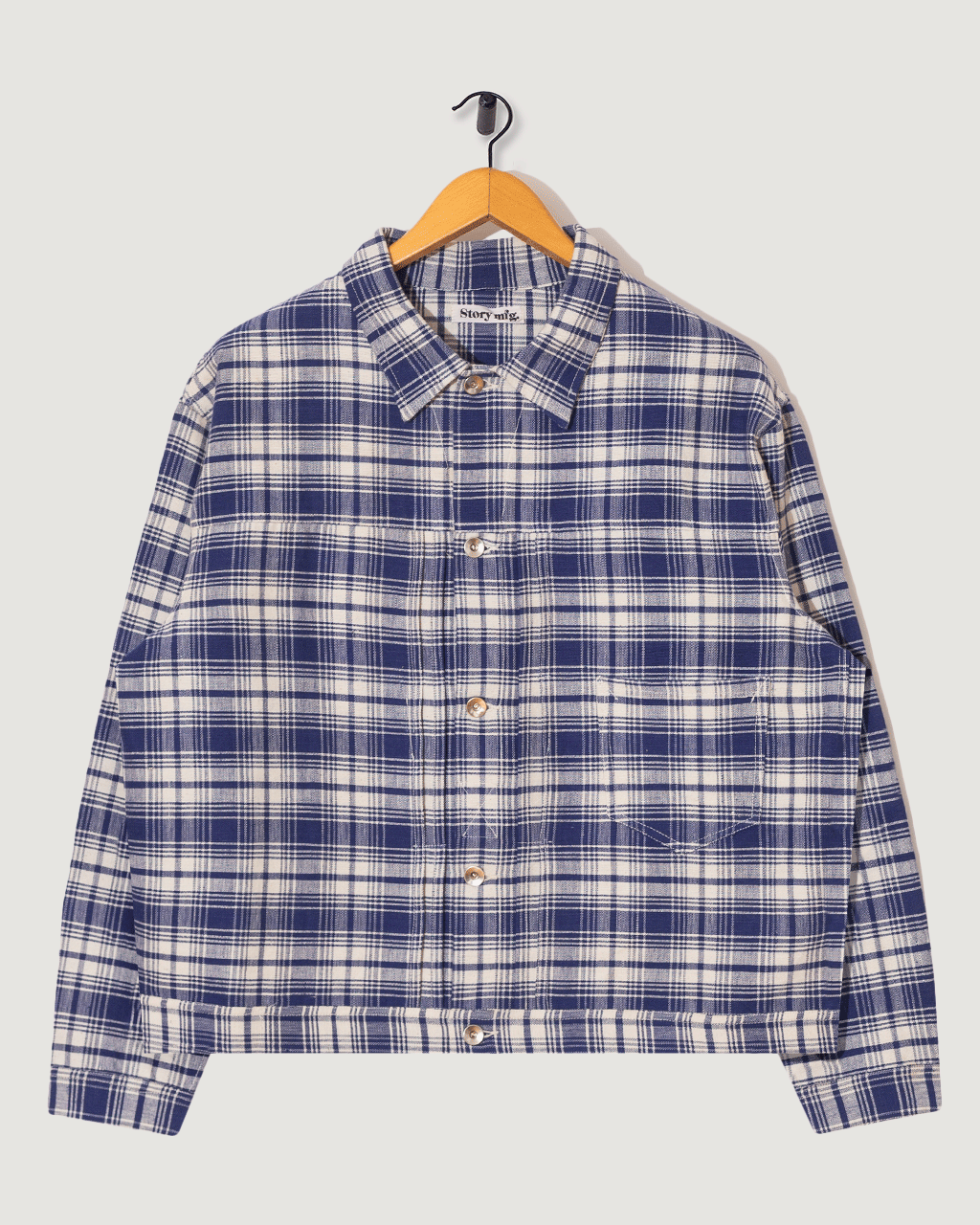 Friday Jacket - Picnic Check Wonky Wear | Story MFG | Peggs & son.