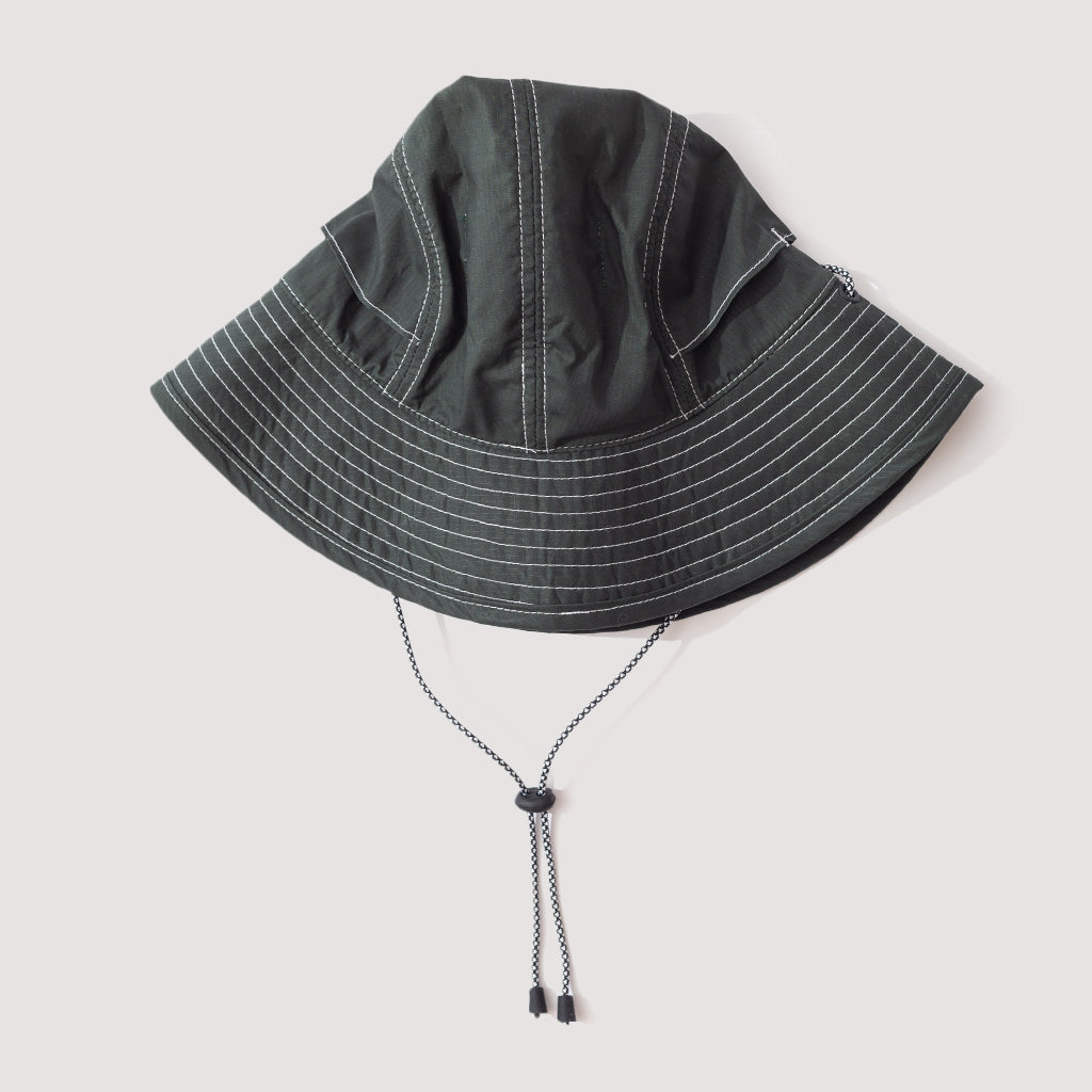 5 Panel Explorer Hat - Deep Green | Found Feather | Peggs & son.