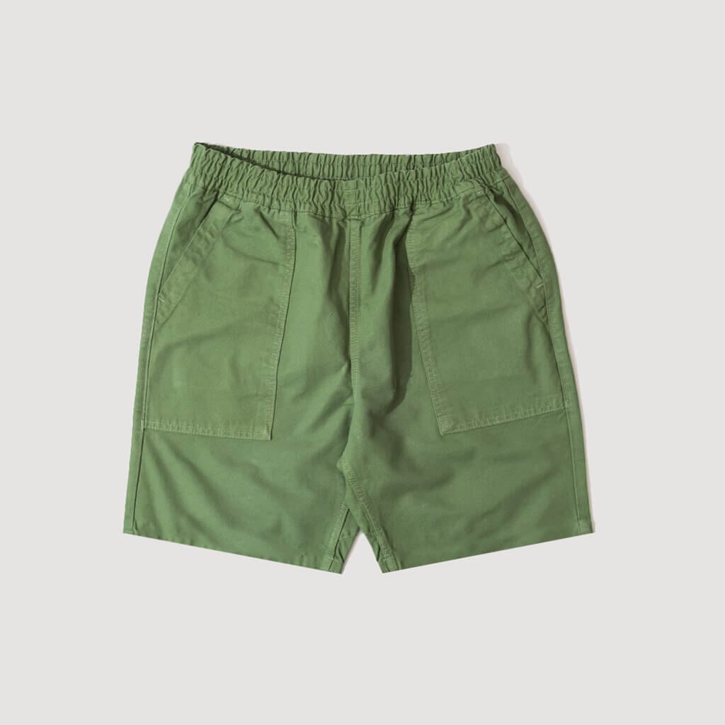 Chef Shorts - Olive | Service Works | Peggs & son.